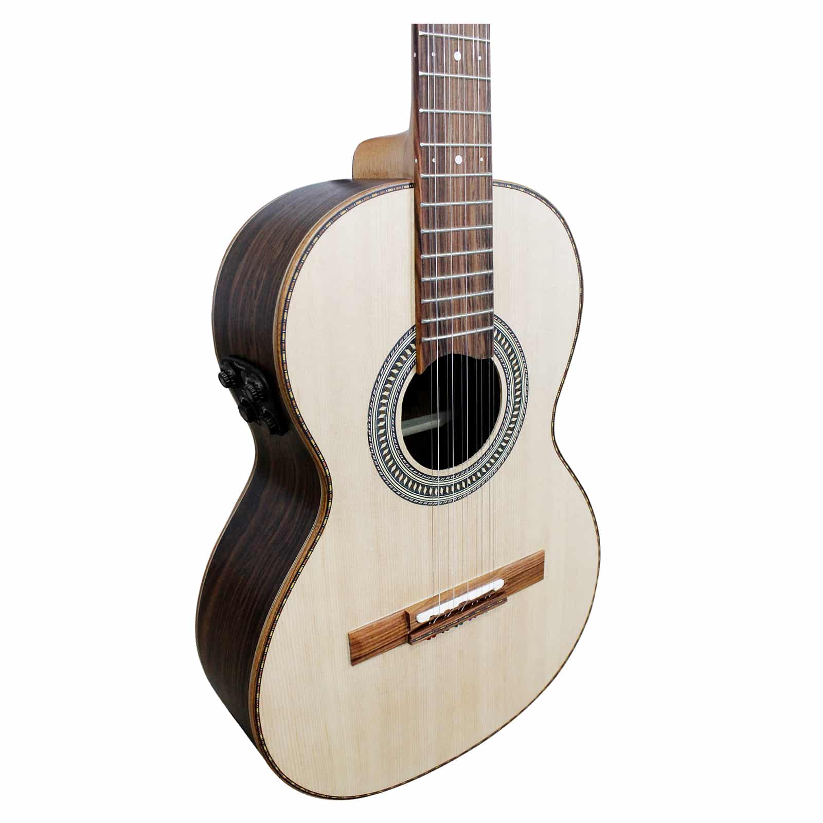 Viola Caipira Temperada Eletroacústica Giannini Raiz Pantanal VS8H LRPT ...